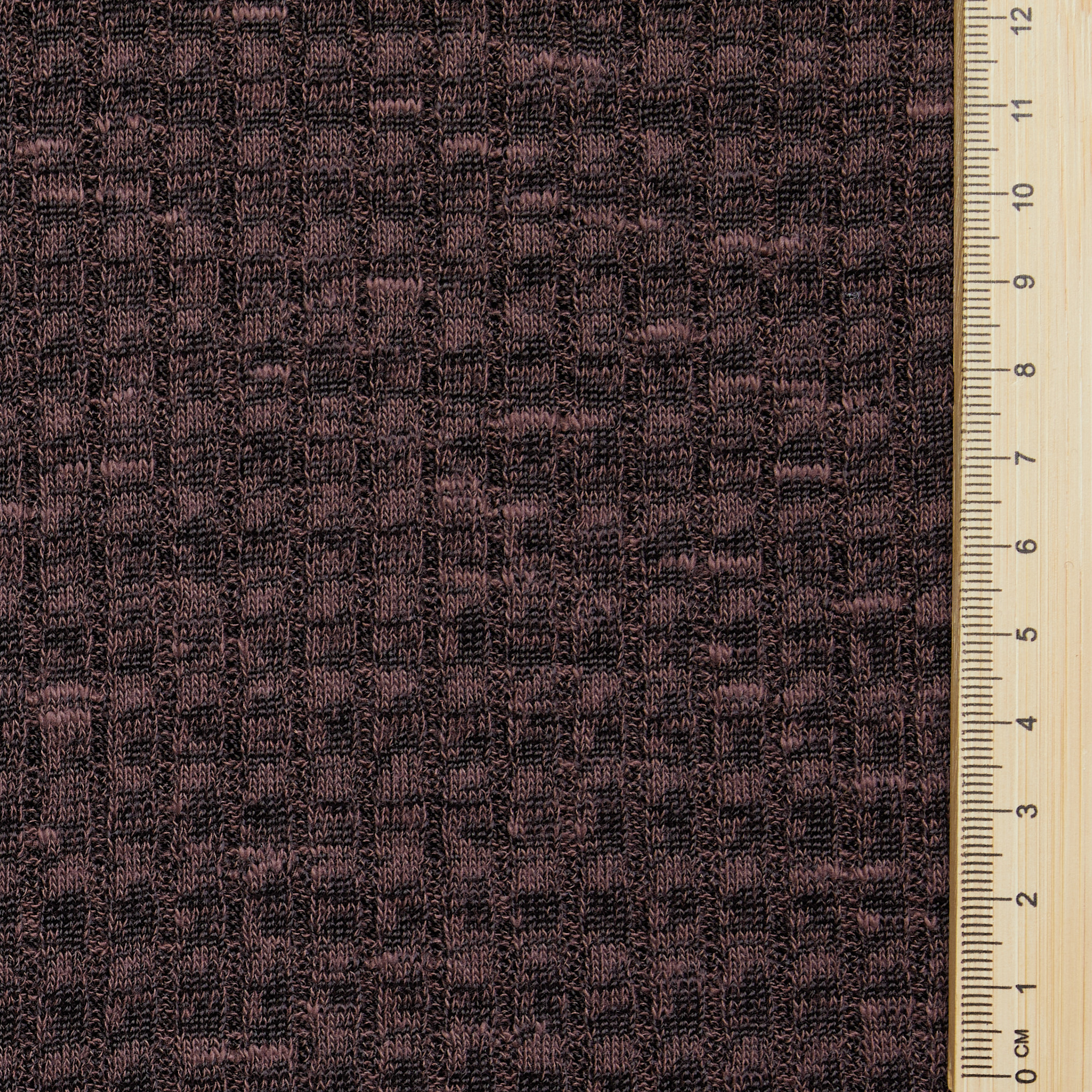Cotton/ Viscose Broad Rib - Merlot - Circular Sourcing