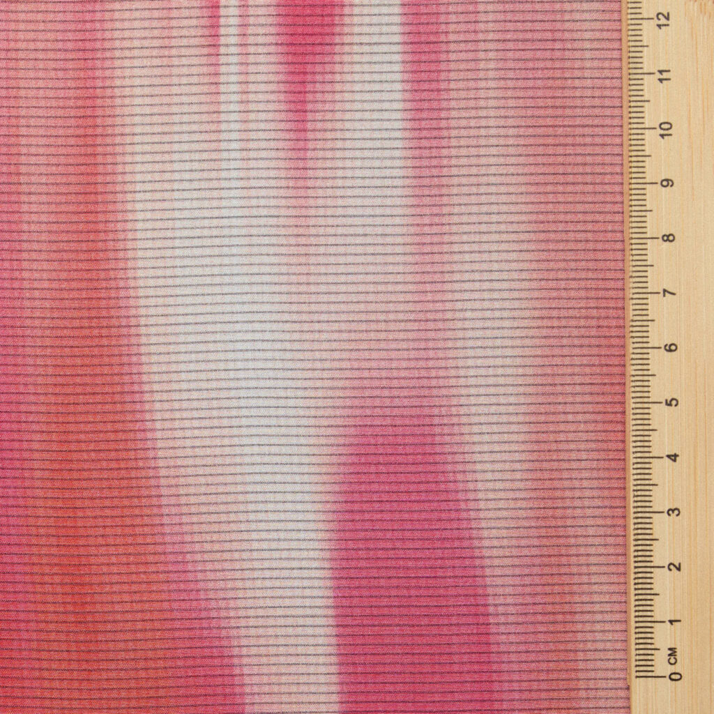 100% Silk Ombre Crepe de Chine - Pink - Circular Sourcing