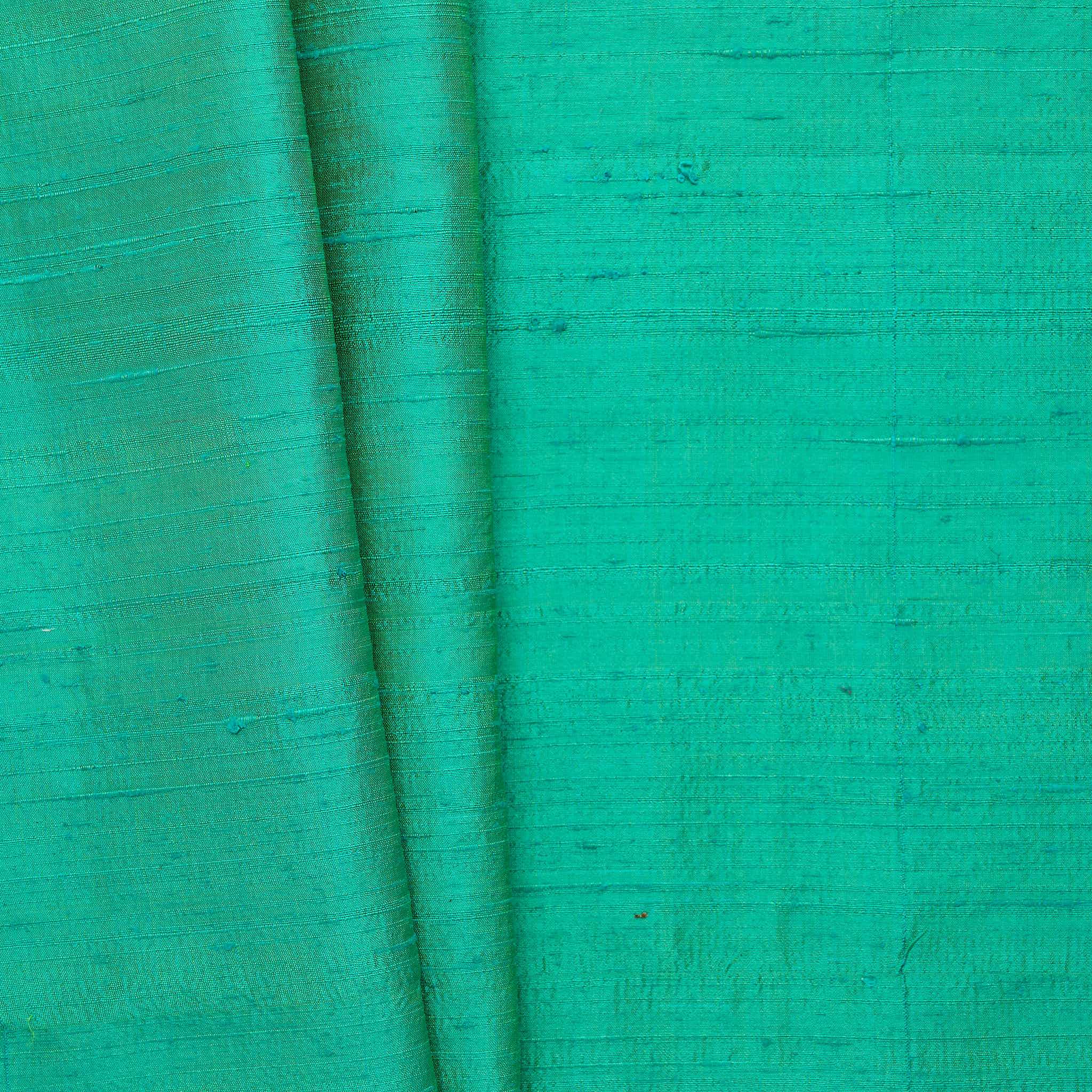 100% Silk Dupion - Emerald Green - Circular Sourcing